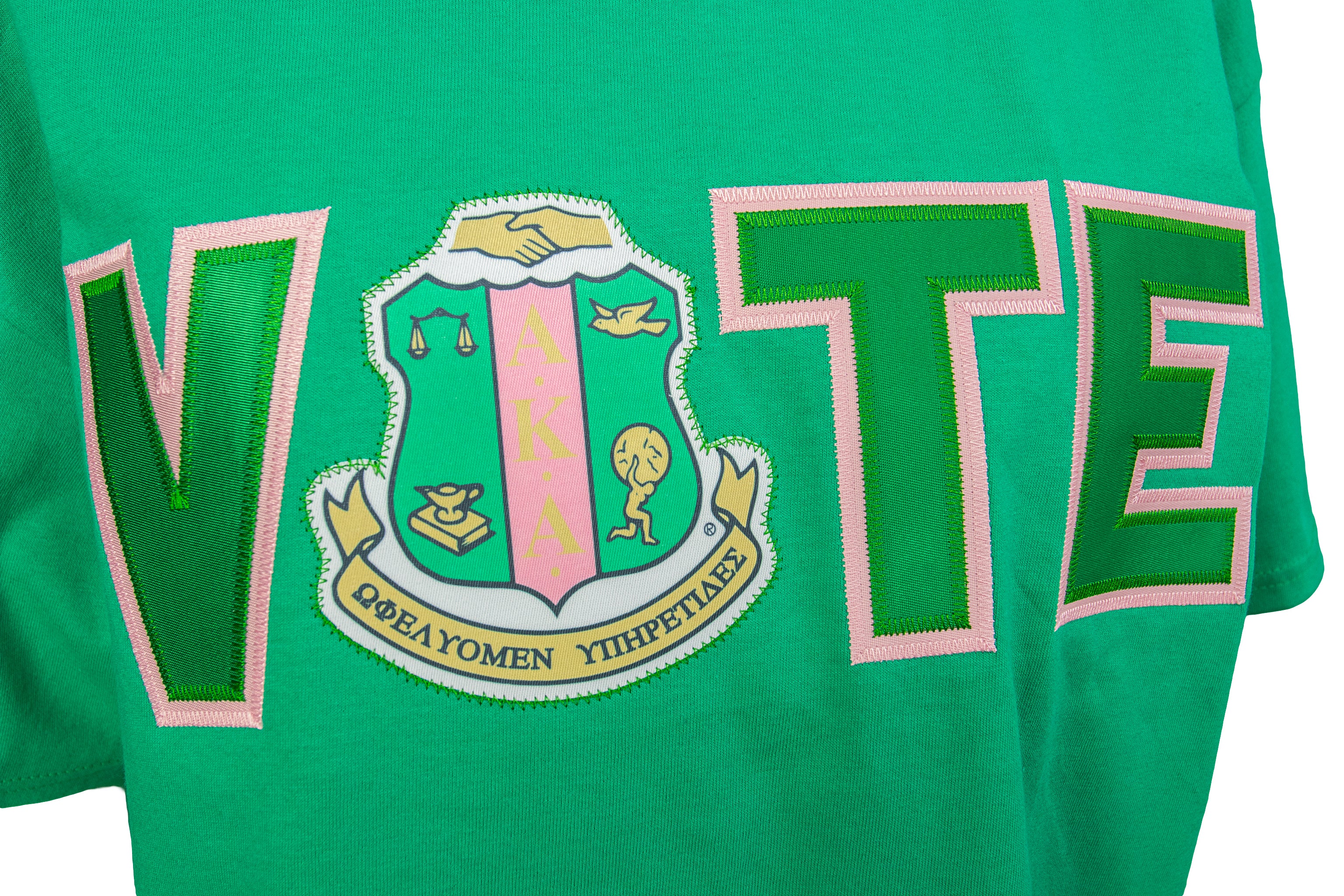 Embroidered Alpha Kappa Alpha Vote T-Shirt – Greek Traditions