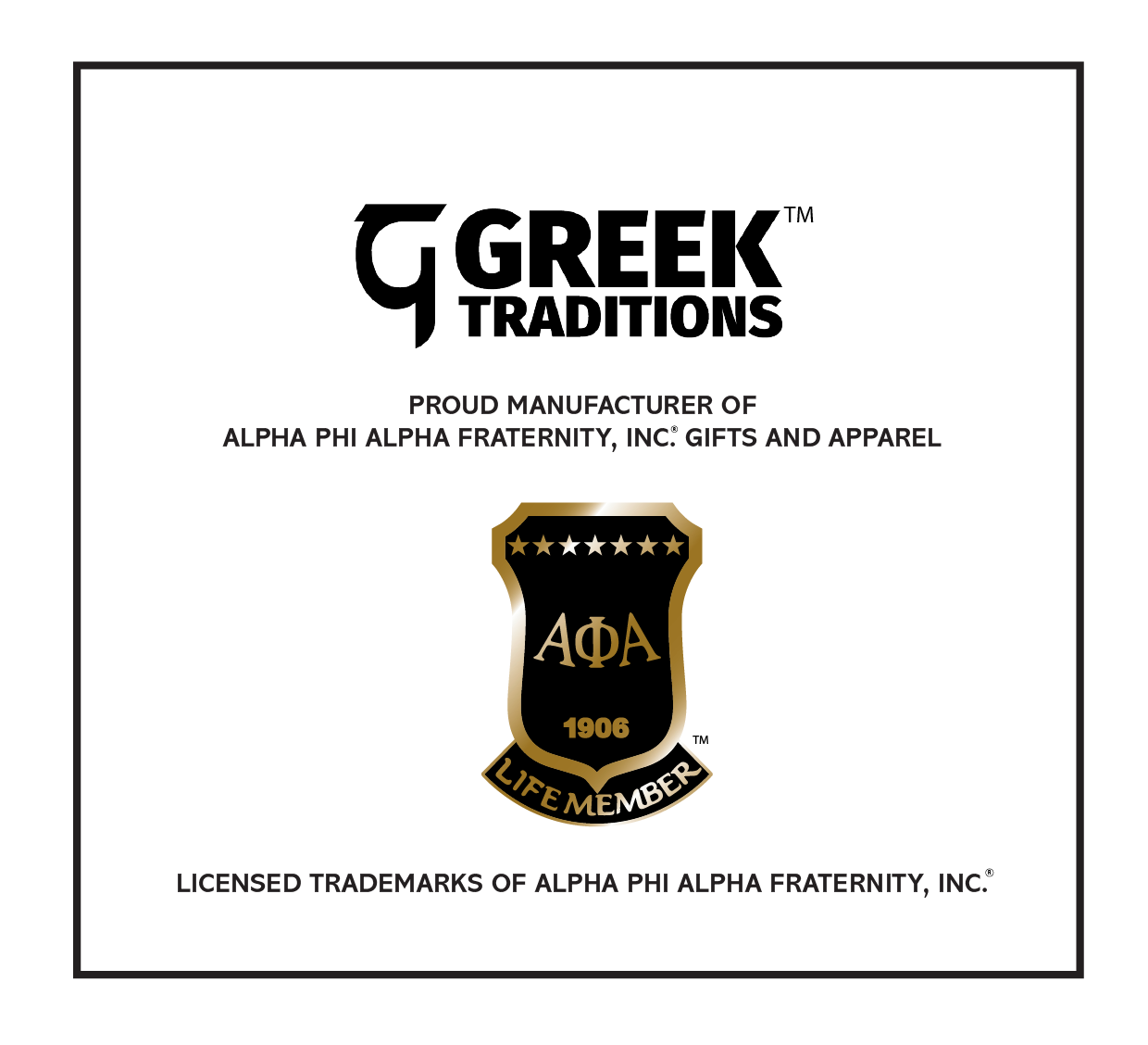 Alpha Phi Alpha Shirts – Greek Traditions